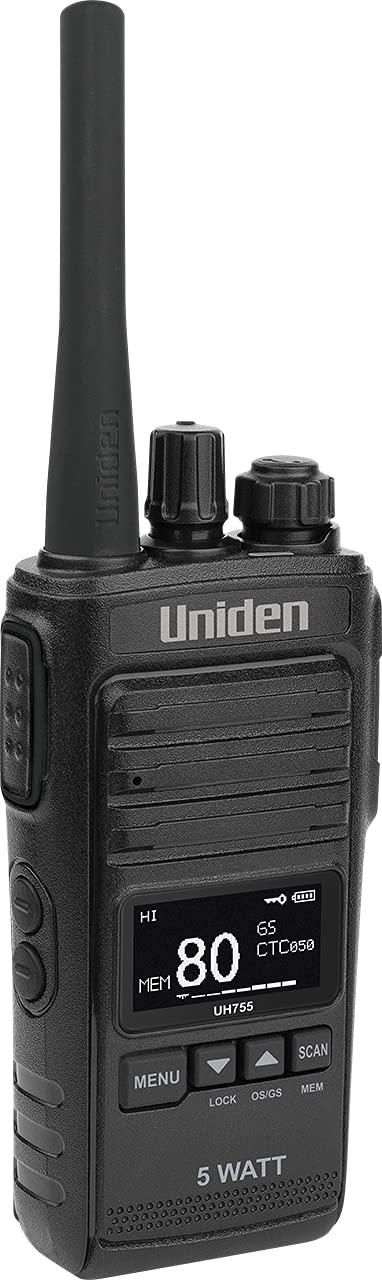 UH755 5 Watt UHF CB Splashproof Handheld Radio – Watts Communications